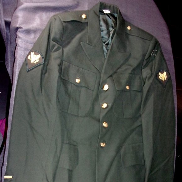 Jackets & Coats | Dscp Derossi Son Serge Ag489 Class A Dress Army Sz41l ...
